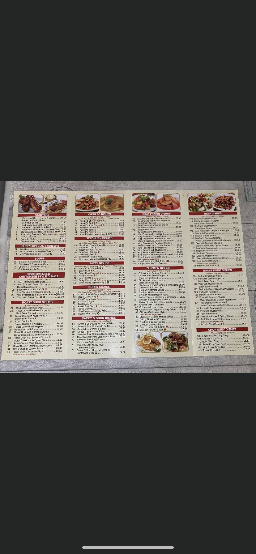 Menu at China Chef fast food, Earl Shilton, 14 Belle Vue Rd