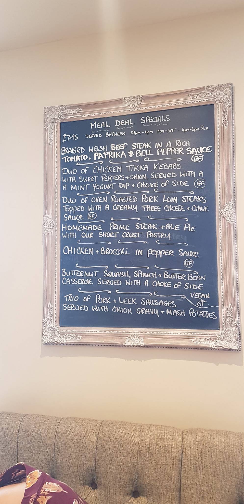 Menu at Kingsbridge Inn pub & bar, Llangennech, Swansea Rd