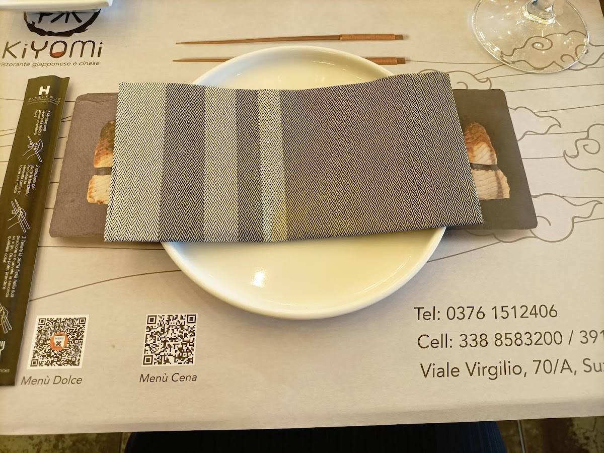 Menu da Kiyomi suzzara ristorante, Suzzara