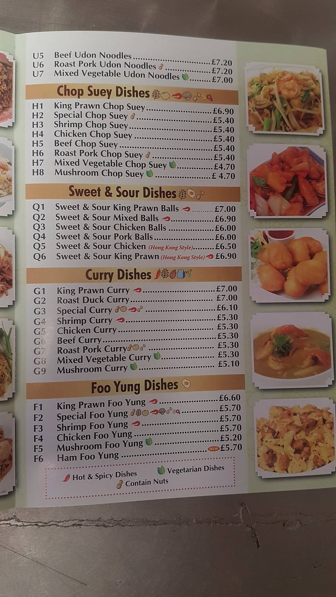 Menu at Loon Tin fast food, Reading