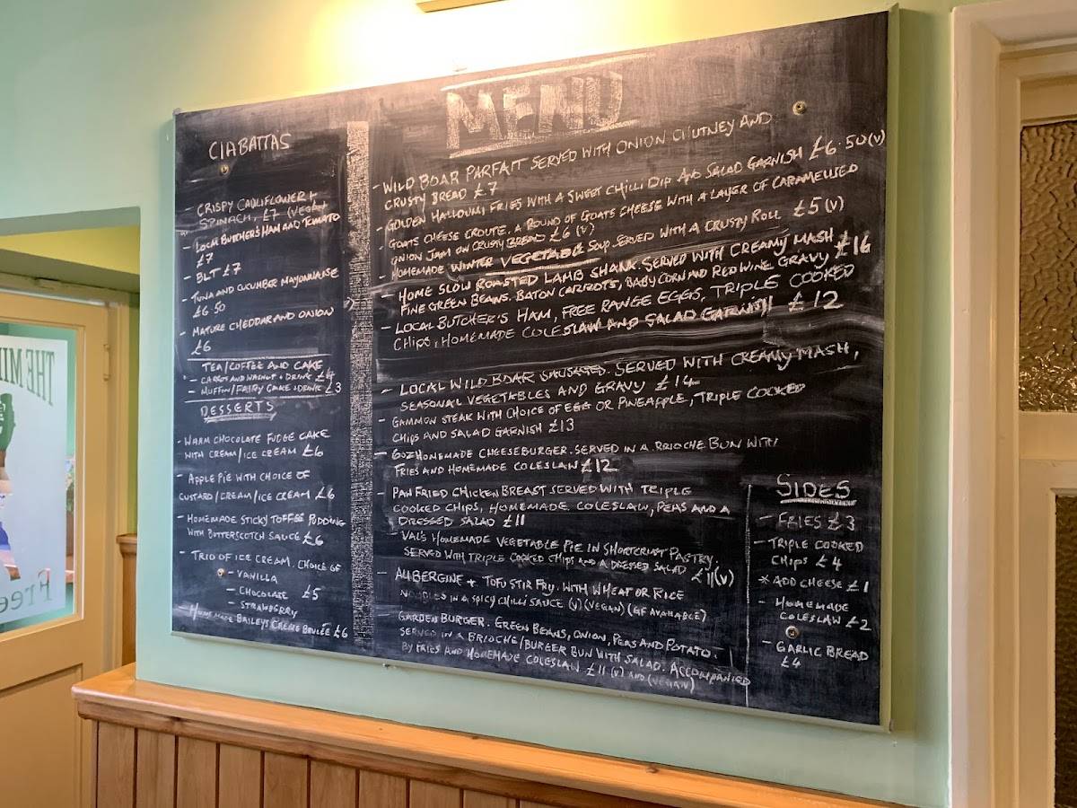 Menu at The Miners Arms pub & bar, Lydney, The Bay