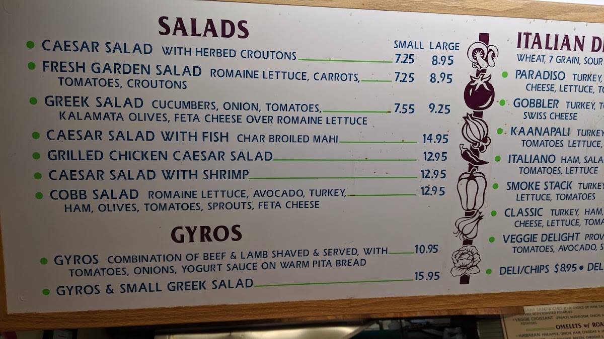 Menu at Nikki's Pizza pizzeria, Lahaina, Kaanapali Pkwy