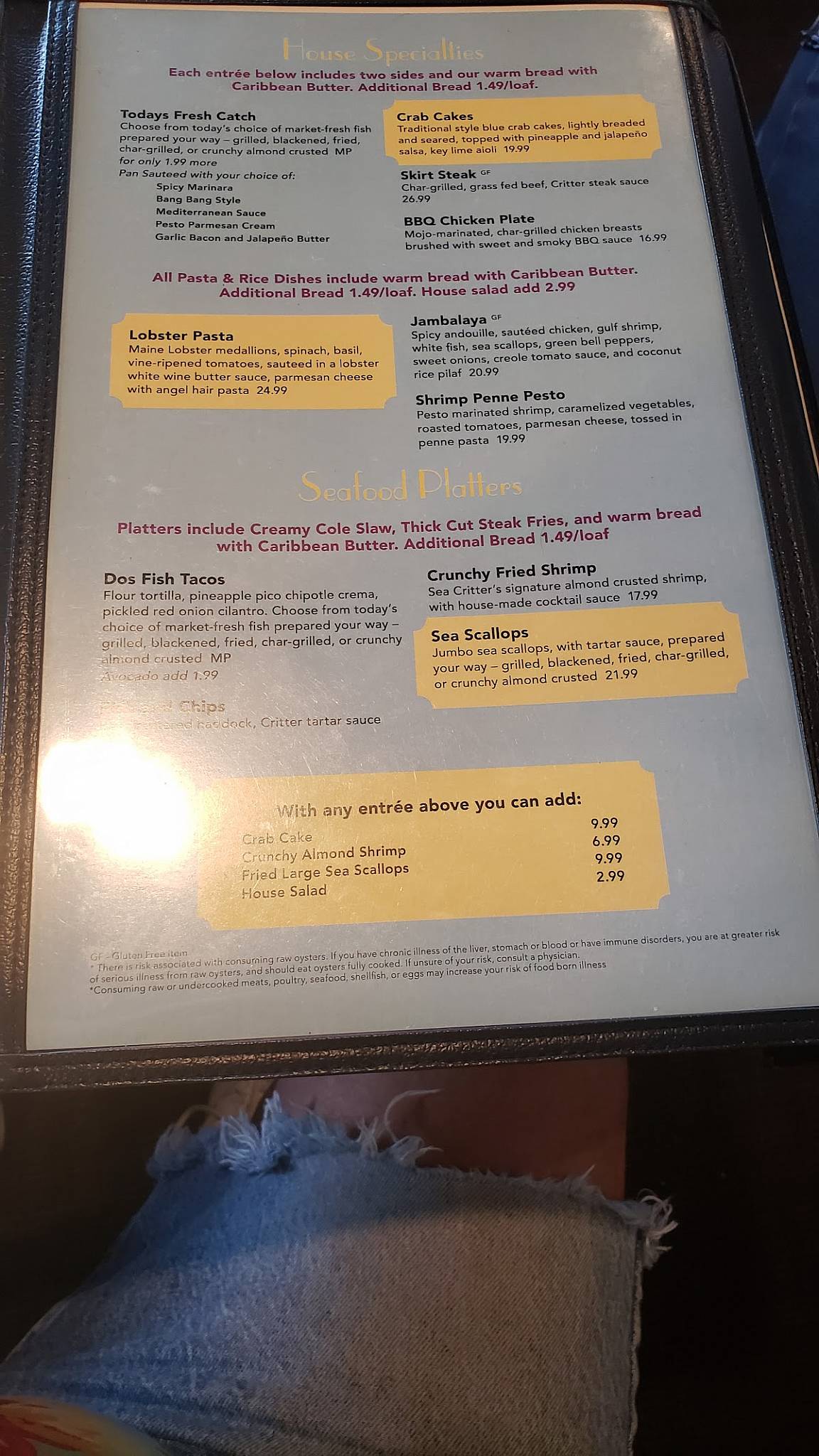 Menu at Red, White and Booze pub & bar, Saint Pete Beach