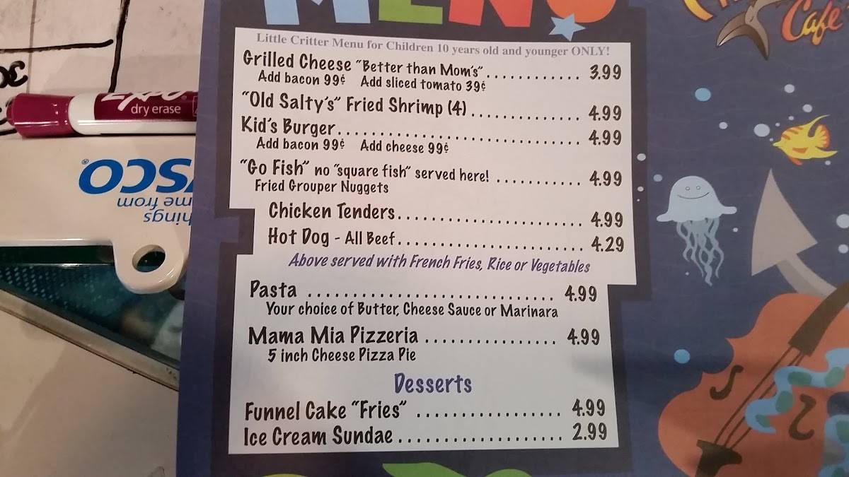 Menu at Red, White and Booze pub & bar, Saint Pete Beach