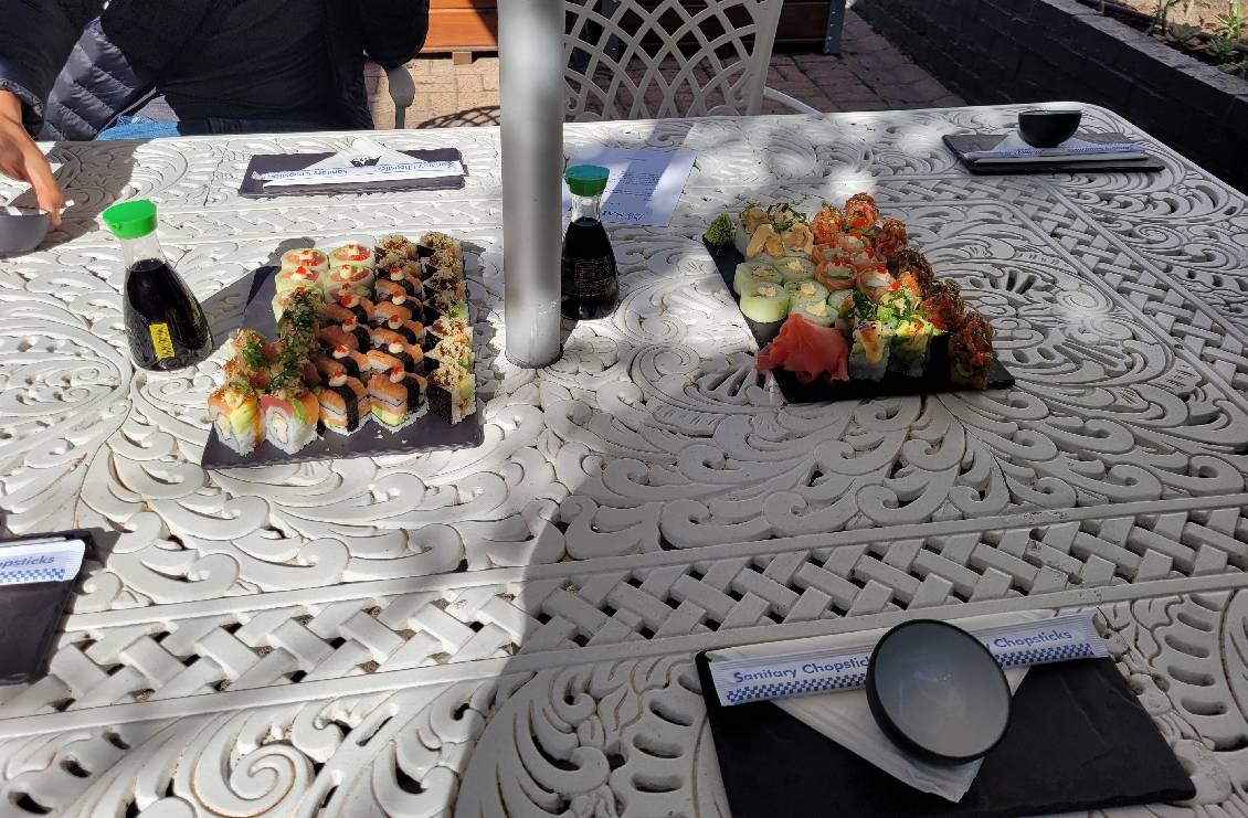 Menu at Salushi restaurant, Cape Town, 6 Cavendish St