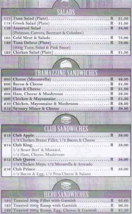 Menu at The Apple Bite Roadhouse & Pizzeria, Germiston