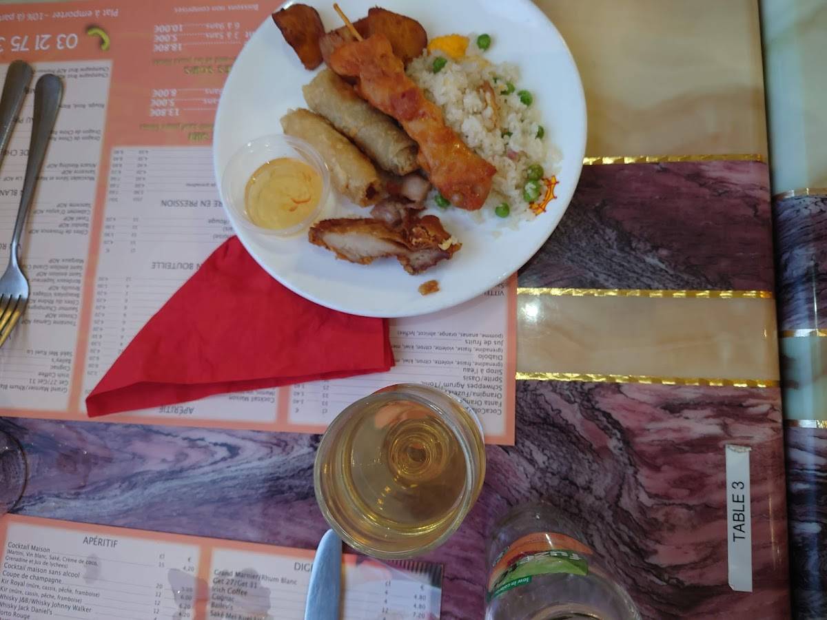 Menu au Gourmet king restaurant, Vendin-le-Vieil