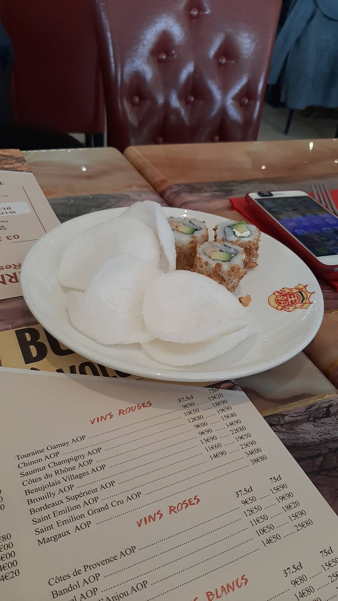 Menu au Gourmet king restaurant, Vendin-le-Vieil