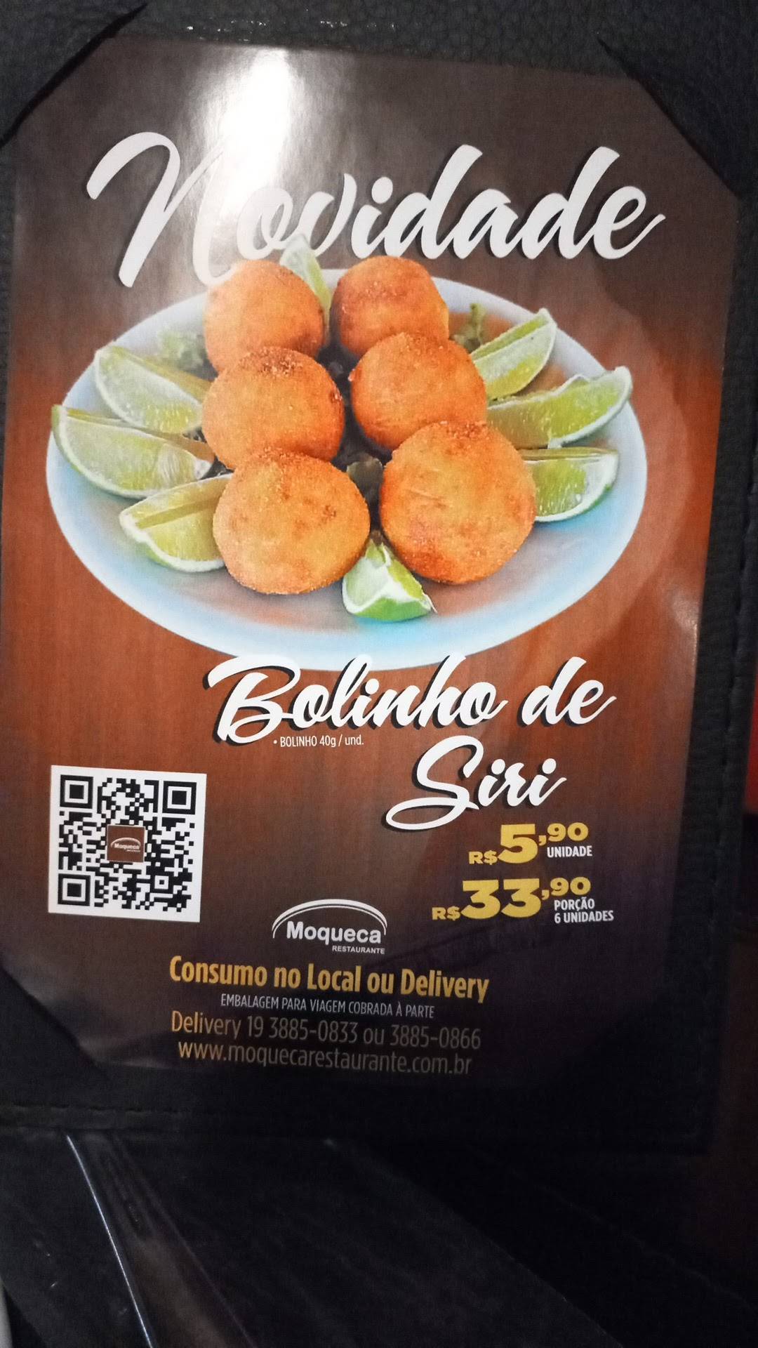 Menu em Moqueca restaurante, Indaiatuba