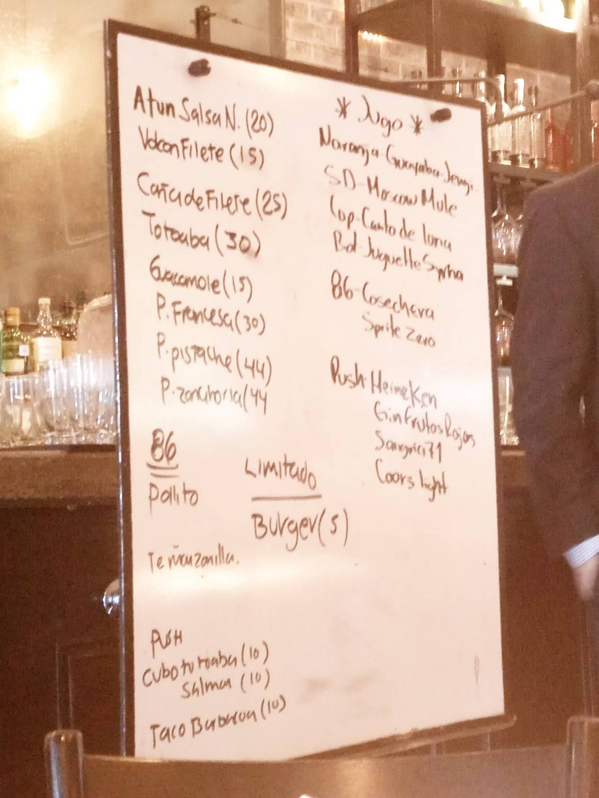 Carta del restaurante Gallo 71, San Pedro Garza García, Av. José ...