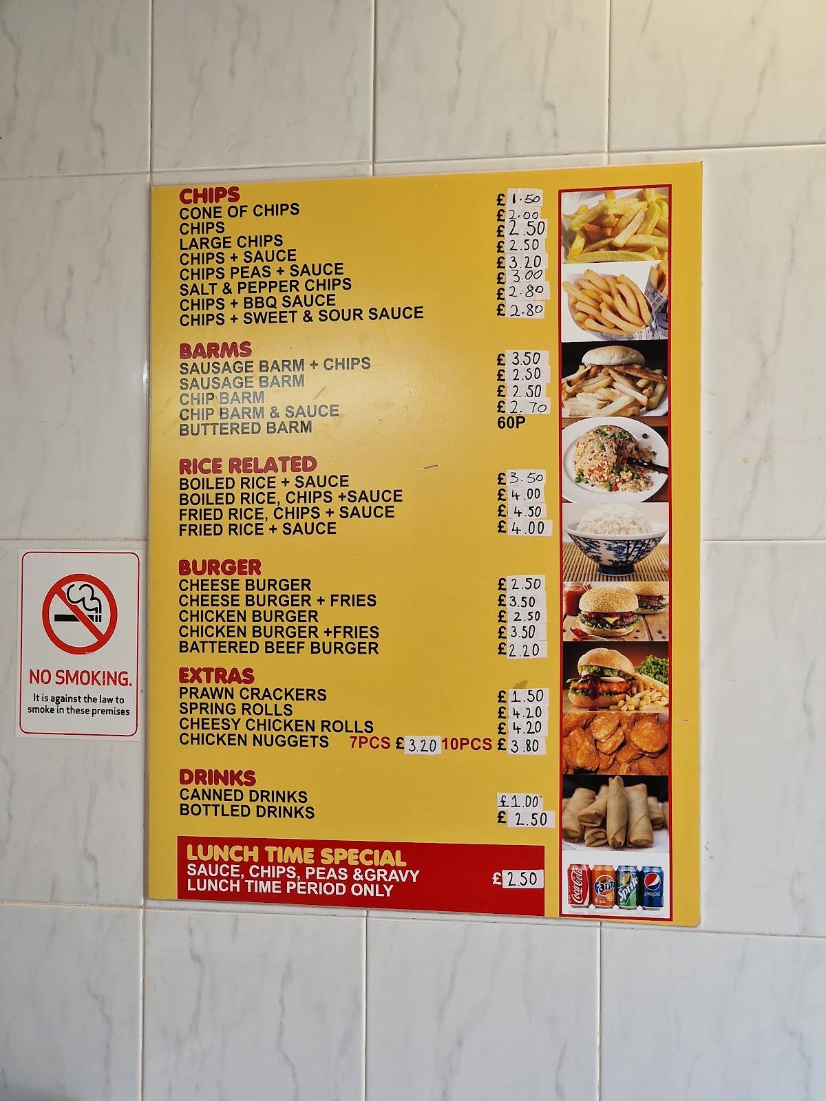 Menu at Brookvale Supper Bar, Runcorn, Unit 1 Padstow Sq