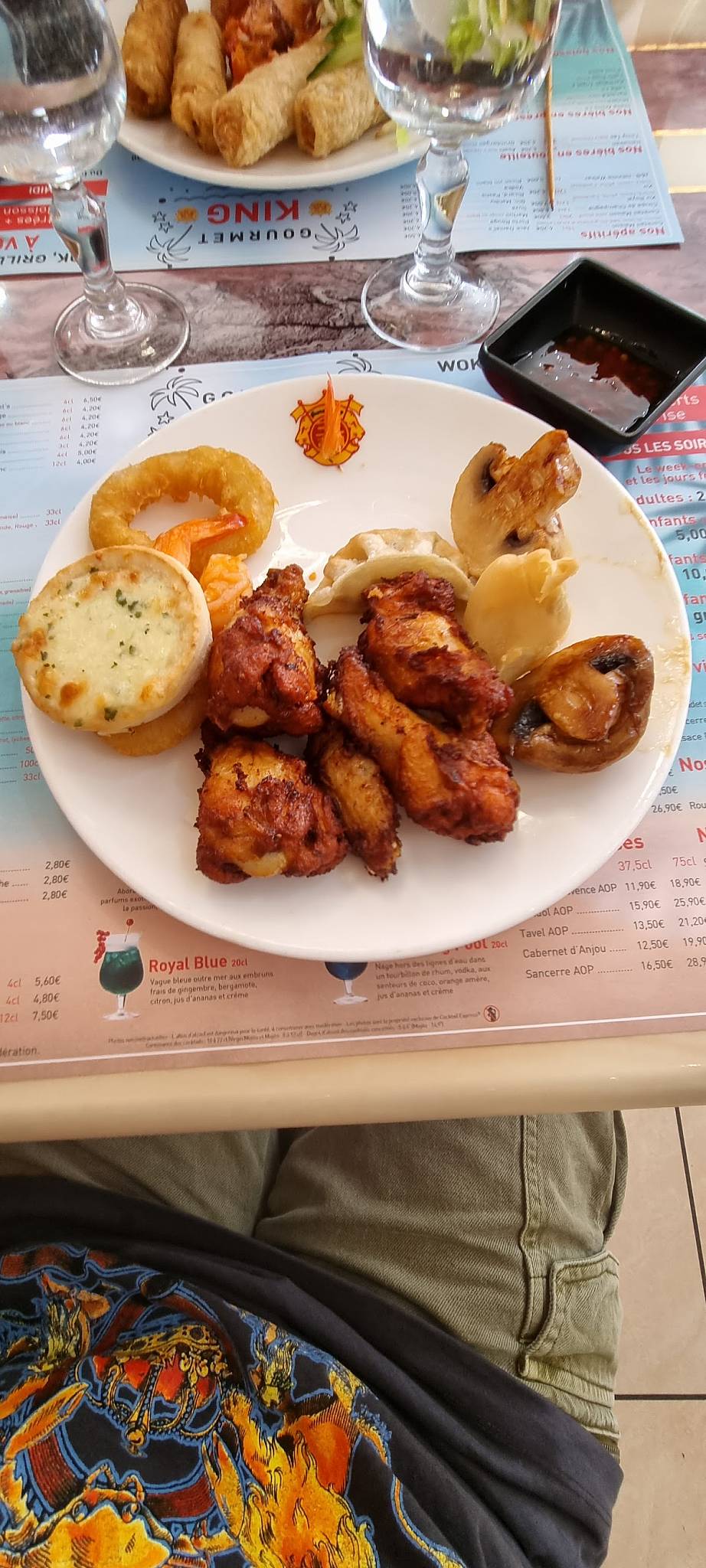 Menu au Gourmet king restaurant, Vendin-le-Vieil