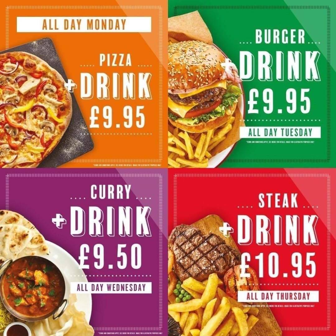 Menu at Honeystone restaurant, Hunstanton