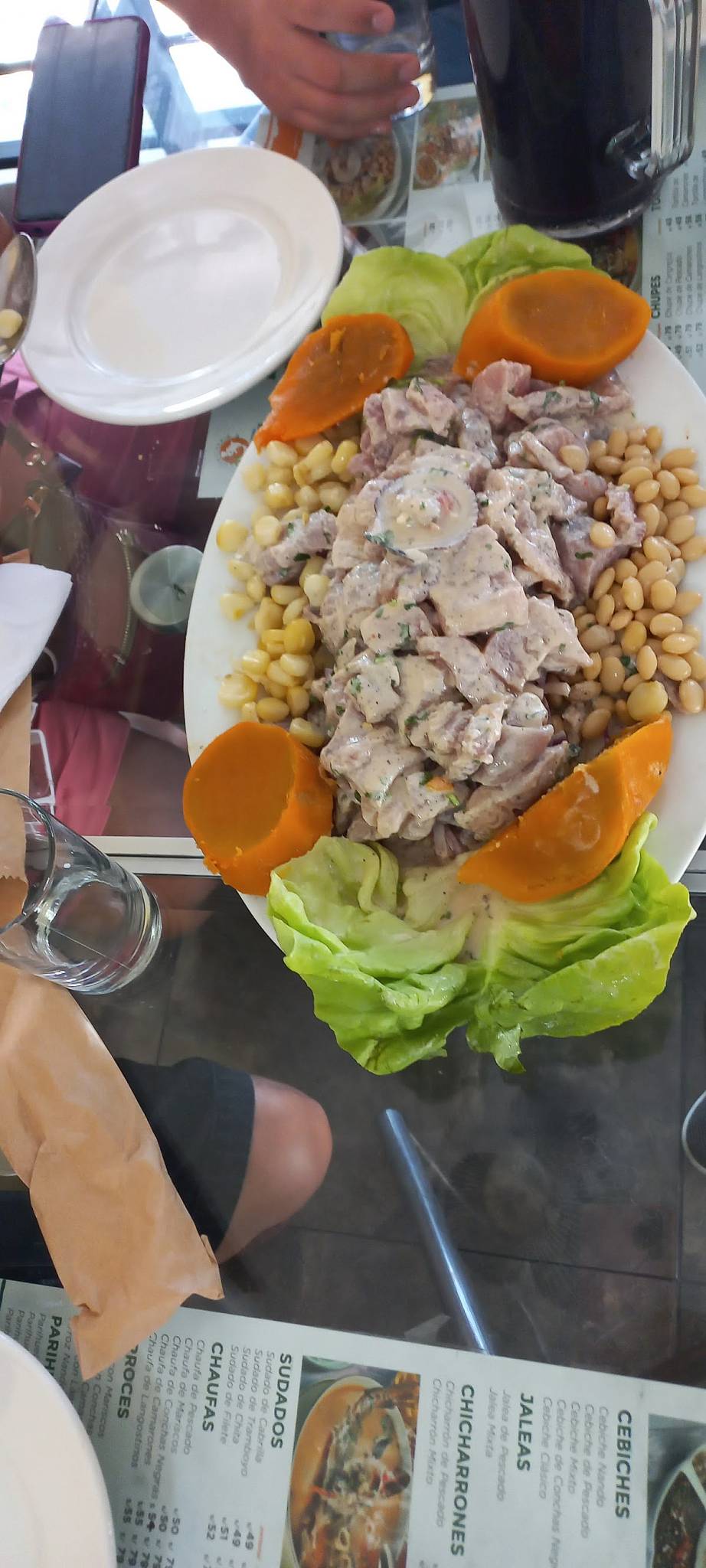 Carta del restaurante Puro Tumbes, Lima, Avenida Canadá 690