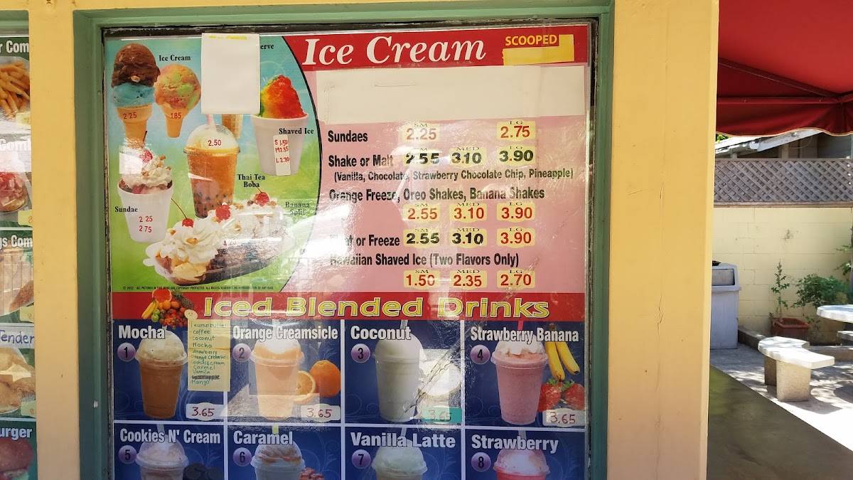 Menu at Jolly Kone restaurant, Ojai