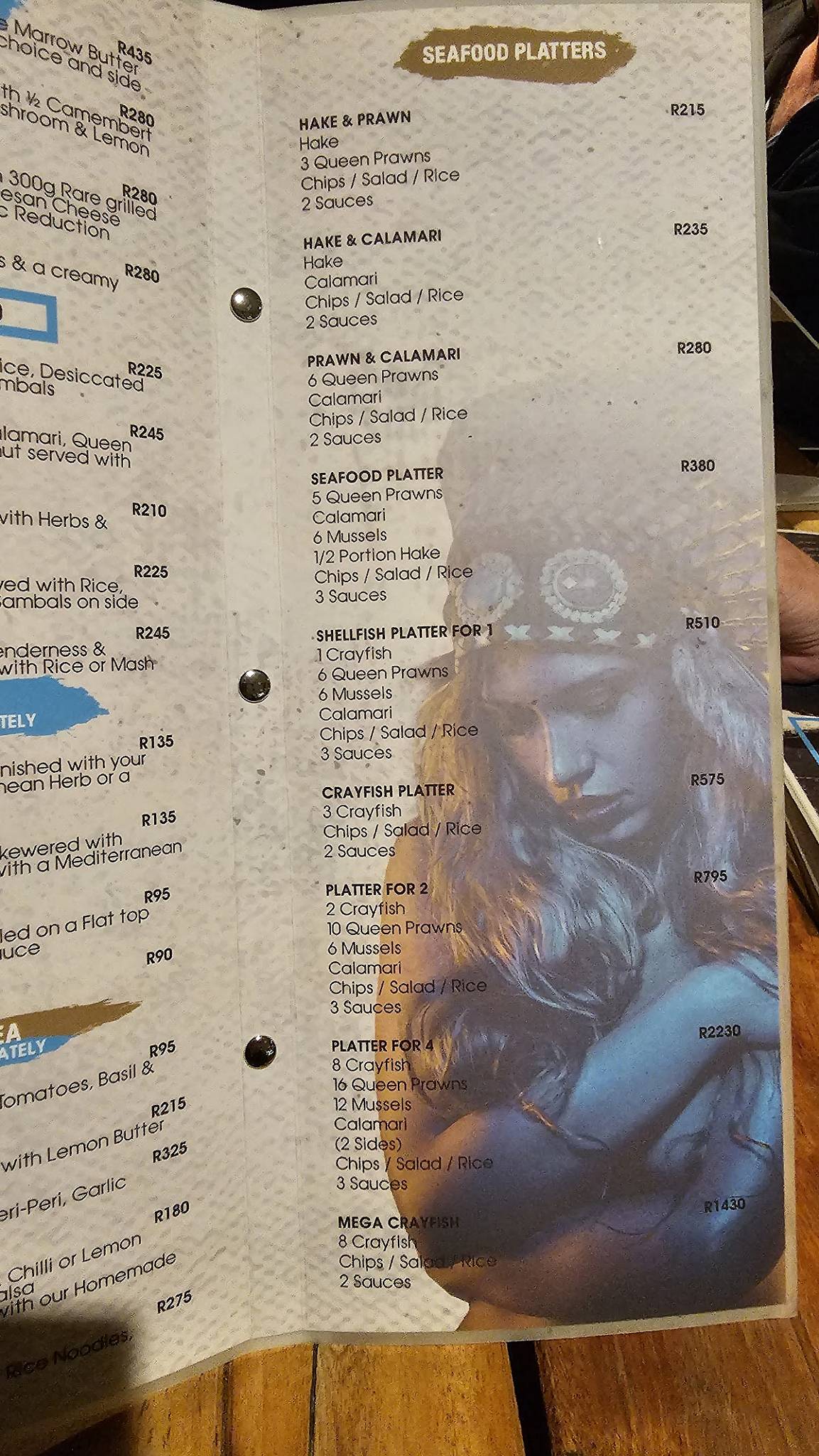 Menu at Taso's Bar & Grill Ballito, Dolphin Coast