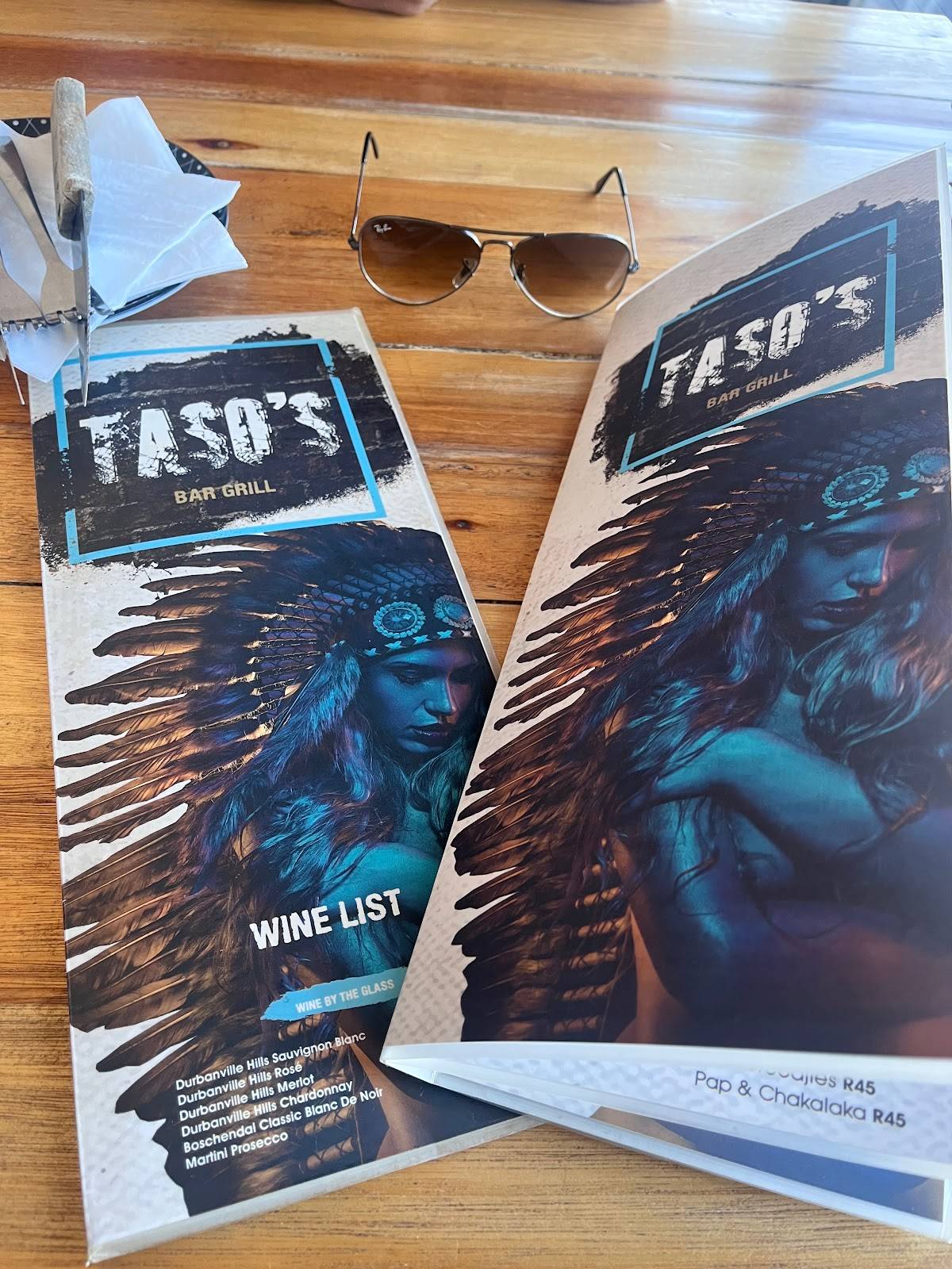 Menu at Taso's Bar & Grill Ballito, Dolphin Coast