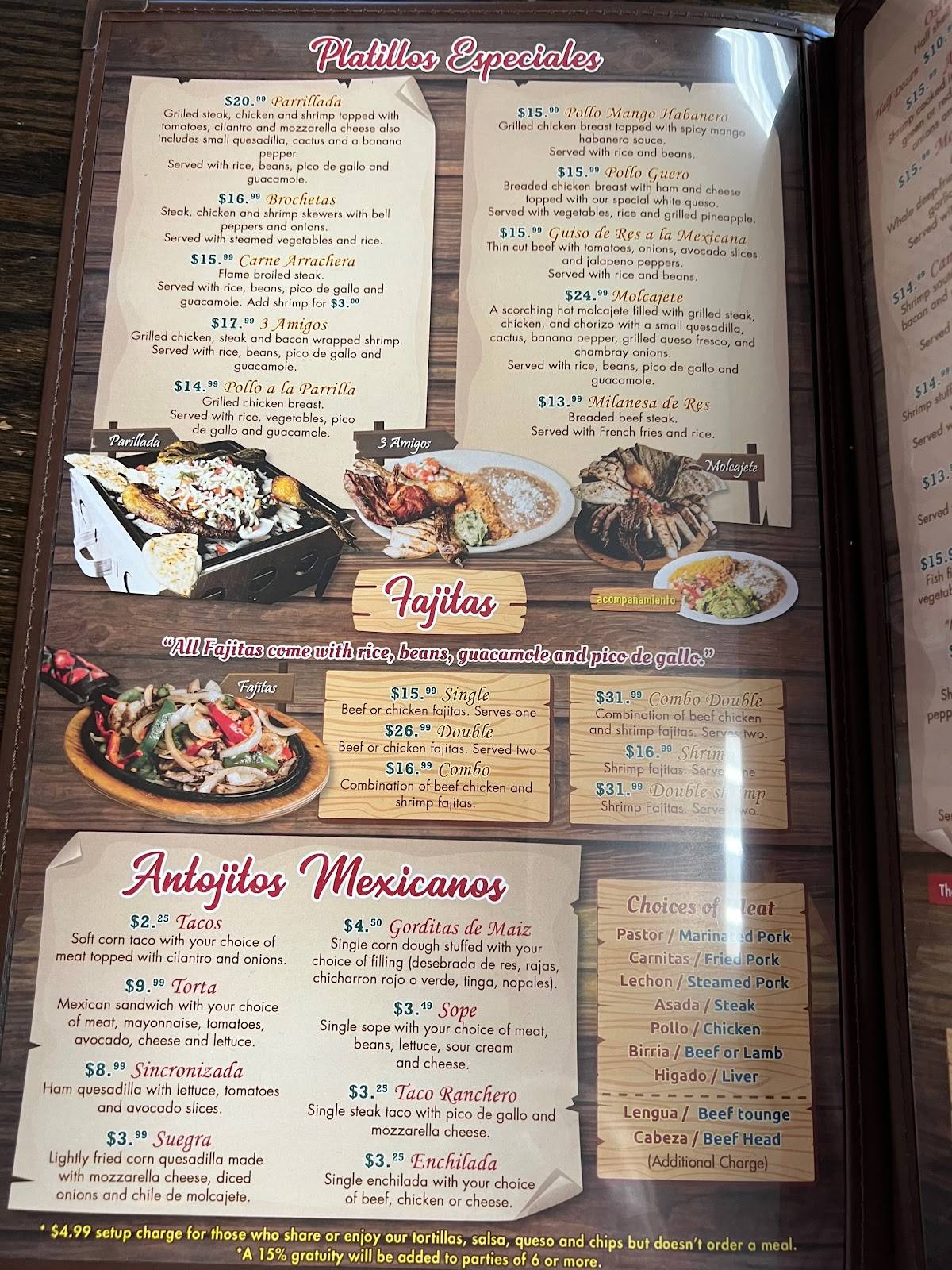 Menu at Birrieria Diaz restaurant, Bethany