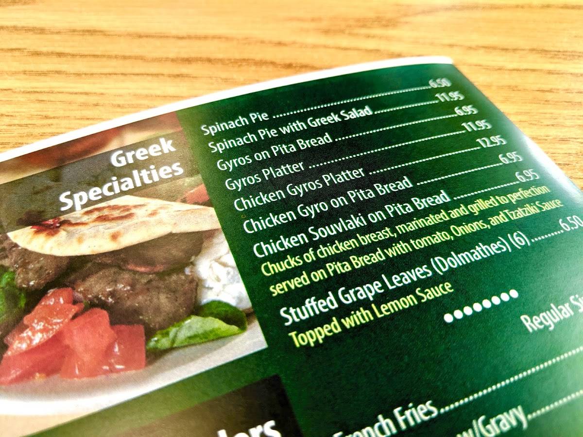 Menu at Maria D's Sub Shop pizzeria, Glen Burnie, 111 Crain Hwy N