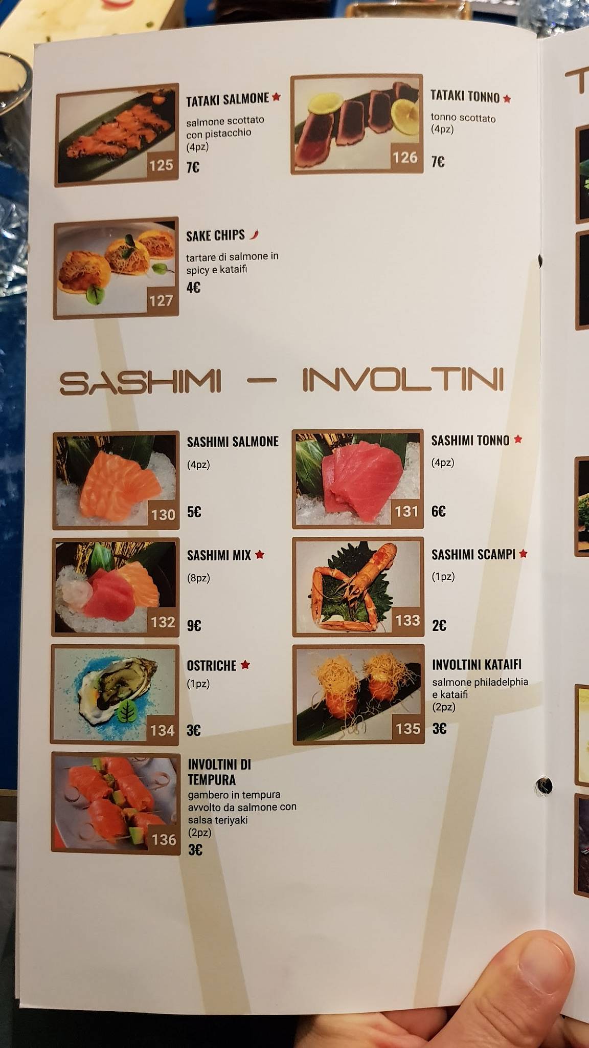 Menu da Gohan Sushi Restaurant, Bari