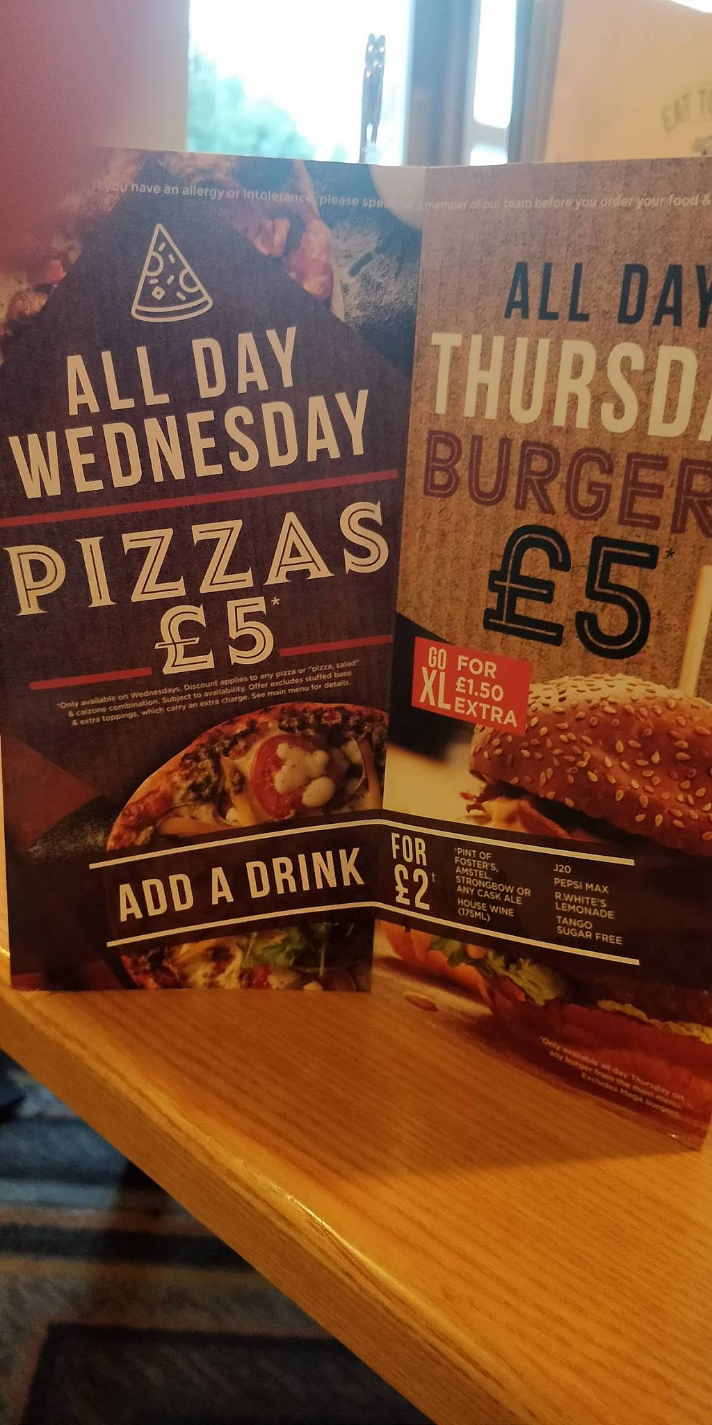 Menu at Jenny Wren pub & bar, Sittingbourne