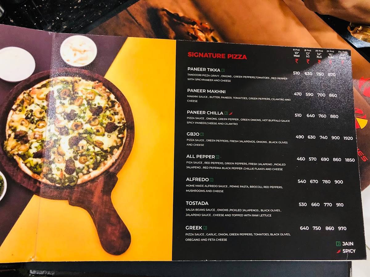 Menu at P'S Delicacies, Bardoli, 52-59