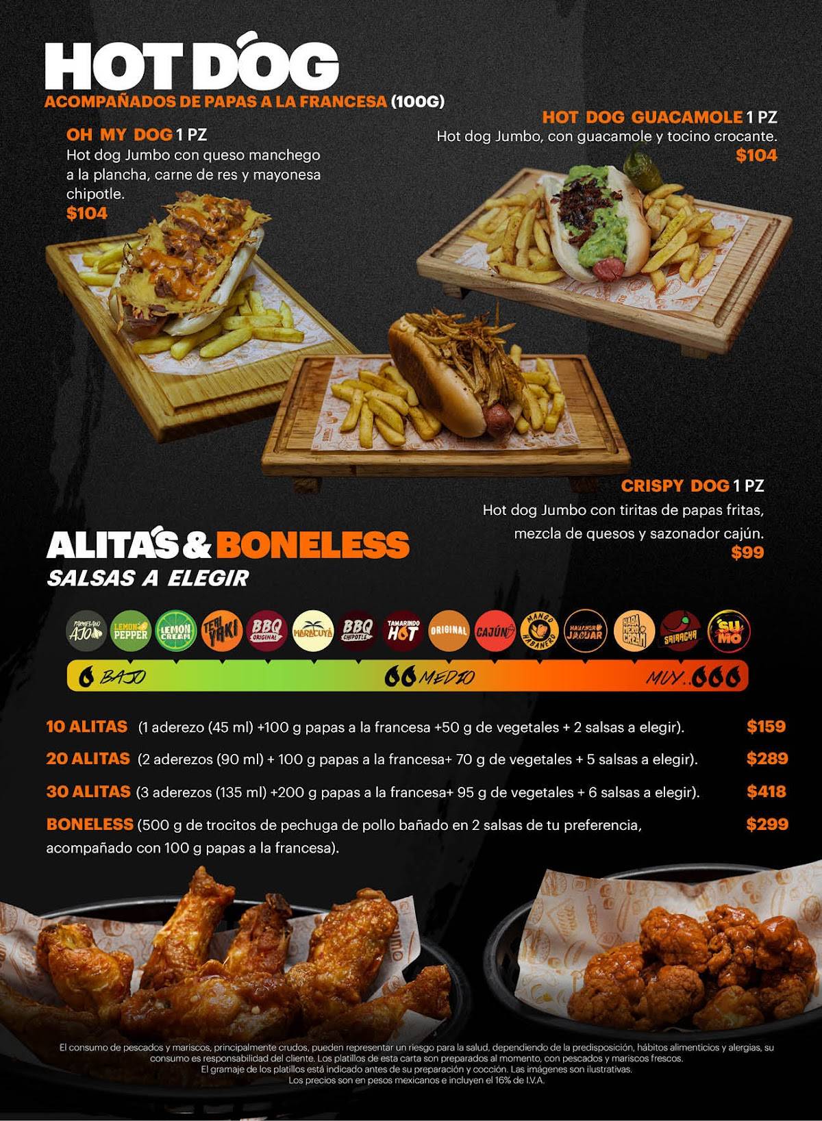 Carta del restaurante Sumo Perinorte, Cuautitlán Izcalli