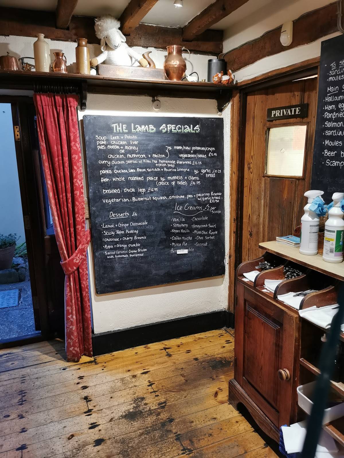 Menu at The Lamb Inn pub & bar, Bognor Regis, 144 Pagham Rd