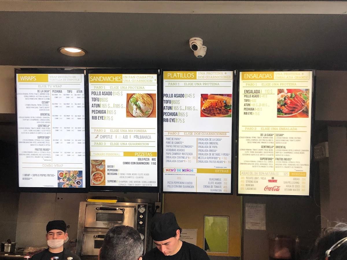 Menu at Devoralia restaurant, Mexicali, Calz. Cetys 1950