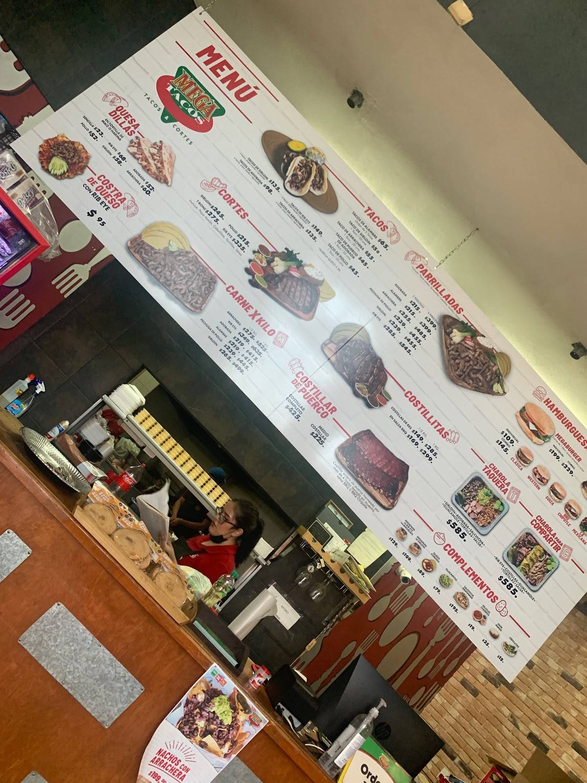 Carta del restaurante Mega Tacos, Ciudad Juarez, Ejército Nacional 8260-2