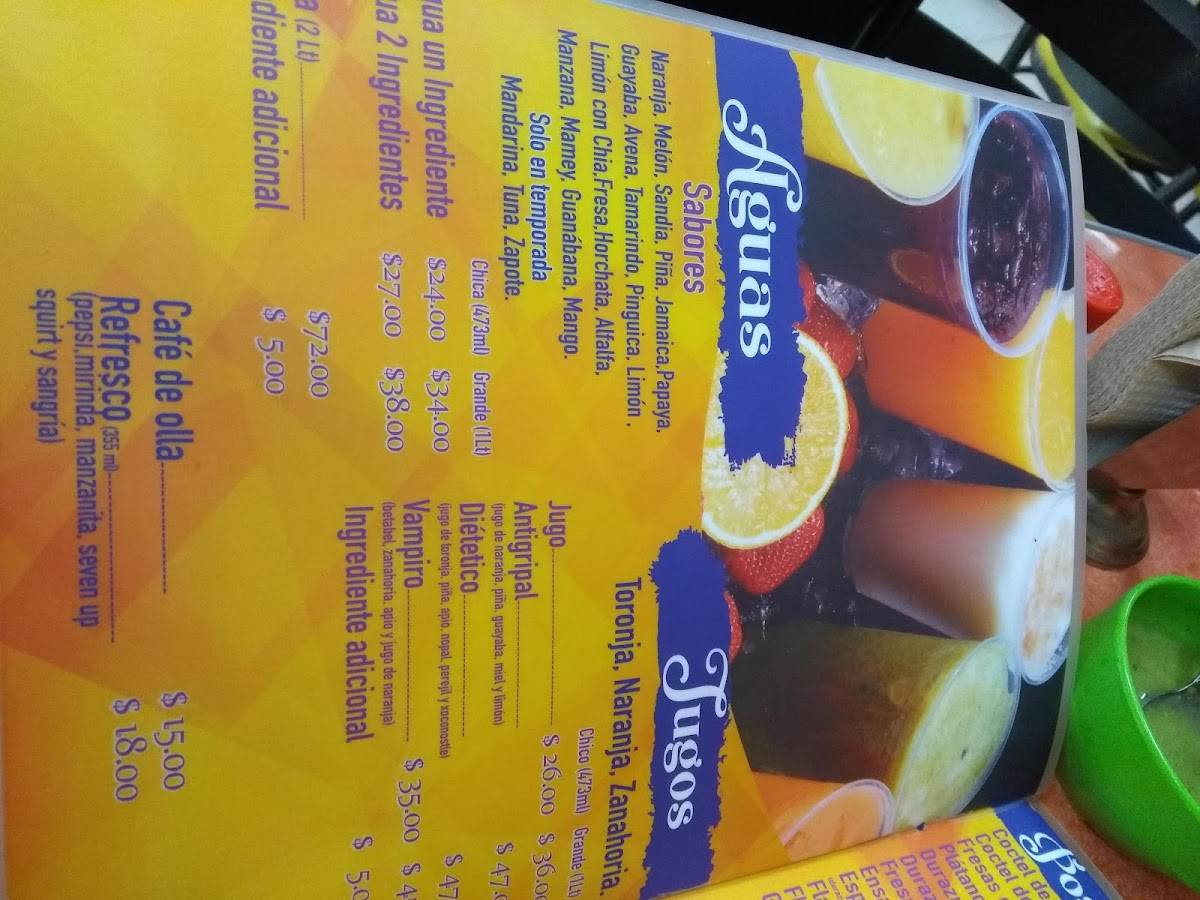 Carta del restaurante Tortas Gigantes Sur 12, Ciudad del México, Sur ...