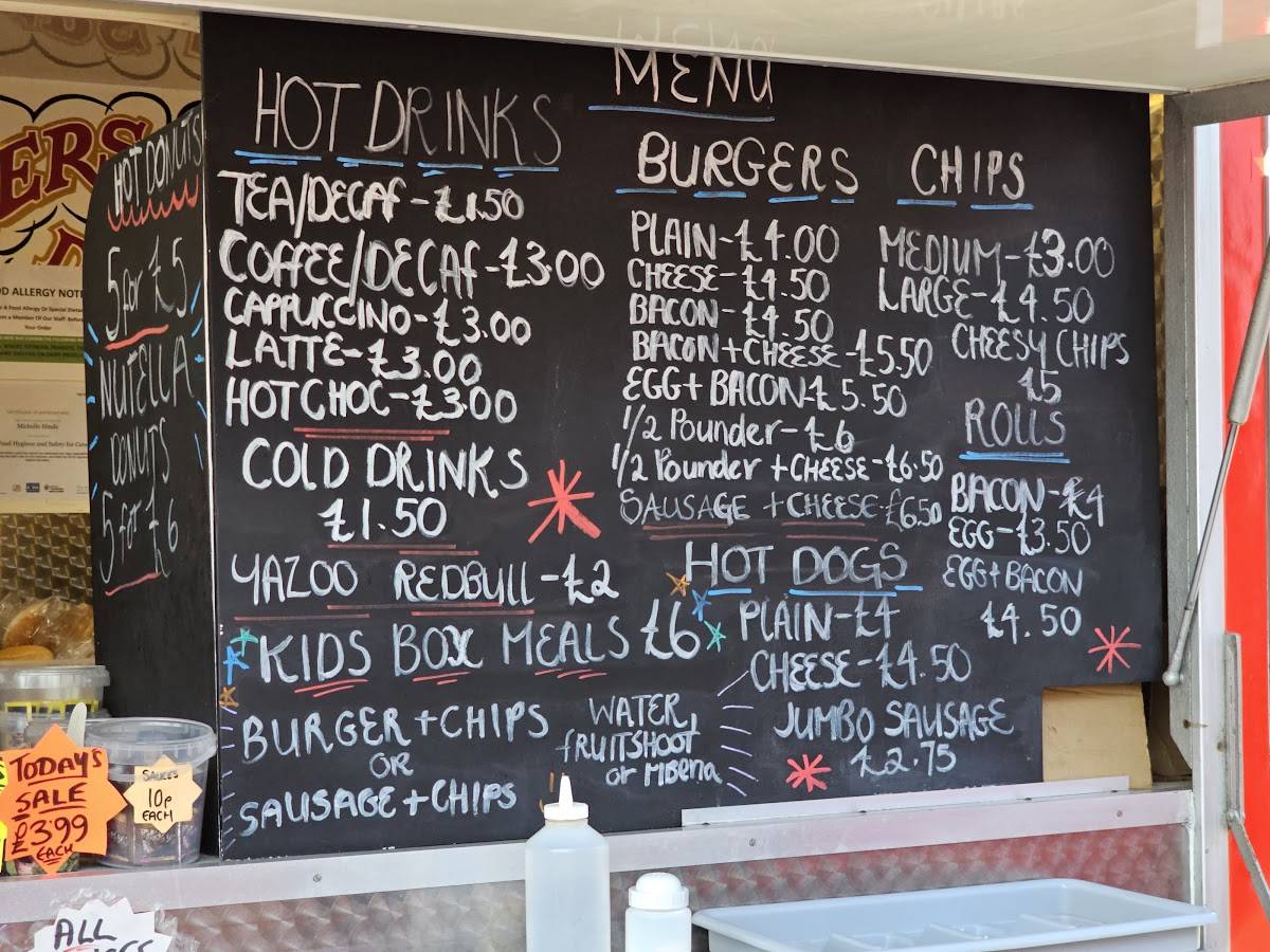 Menu at The Bath House pub & bar, Walton on the Naze