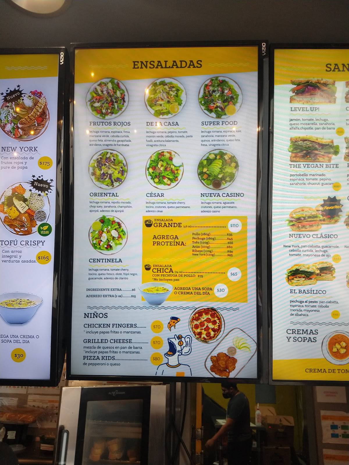 Menu at Devoralia restaurant, Mexicali, Calz. Cetys 1950