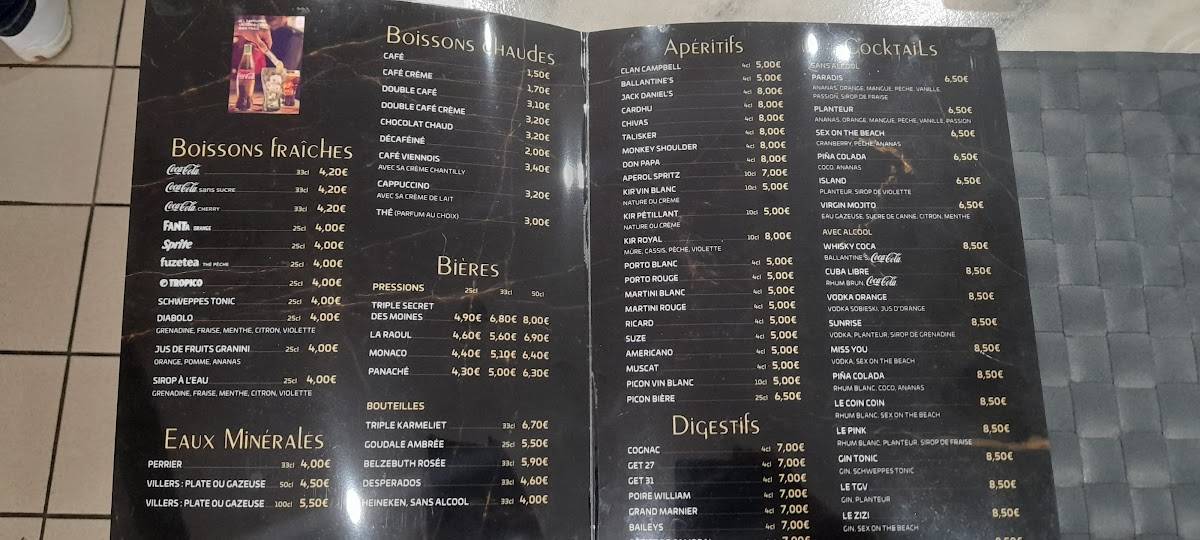 Menu au La Cuisine à l'Authentique restaurant, Mazingarbe, 1 rue ...