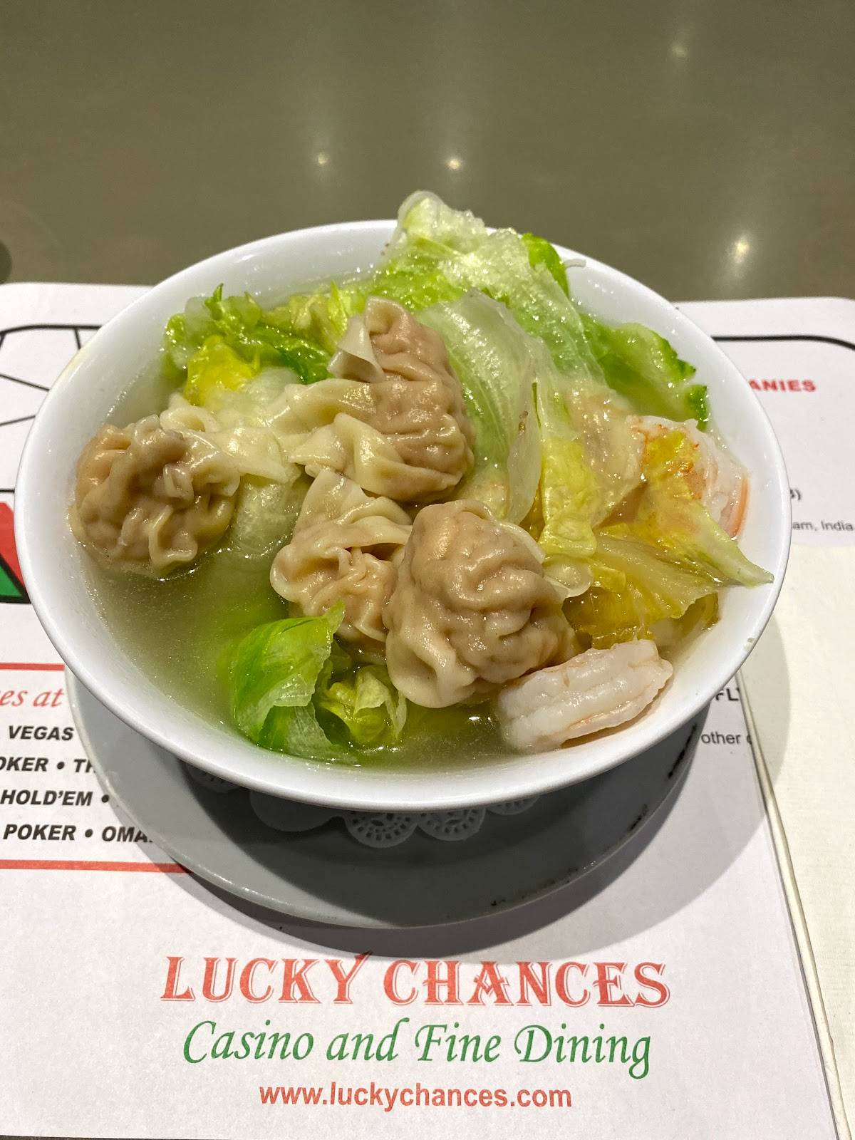 Menu at Lucky Chances Casino restaurant, Colma