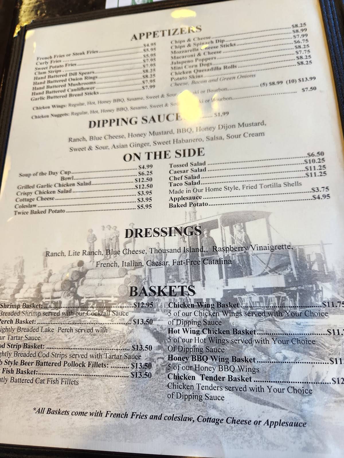 Menu at MOE-Z-INN pub & bar, Morley