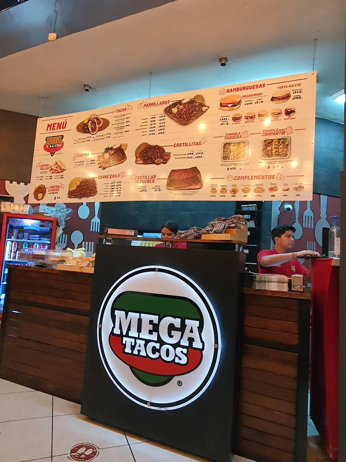 Carta del restaurante Mega Tacos, Ciudad Juarez, Ejército Nacional 8260-2