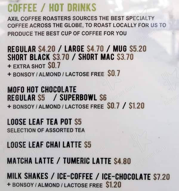 Menu at Yarra Valley Smokery cafe, Lilydale