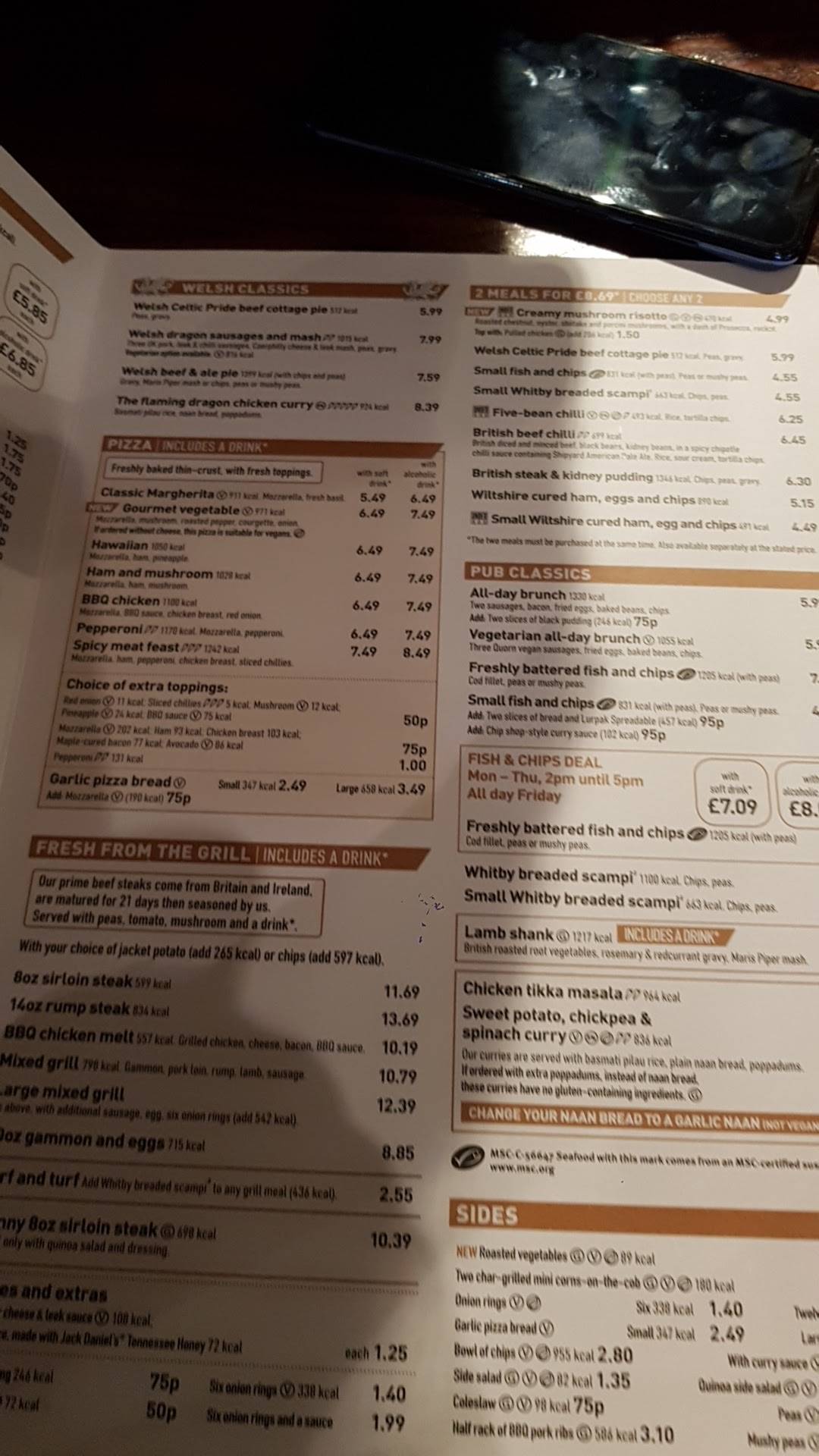 Menu at The Gatekeeper pub & bar, Cardiff