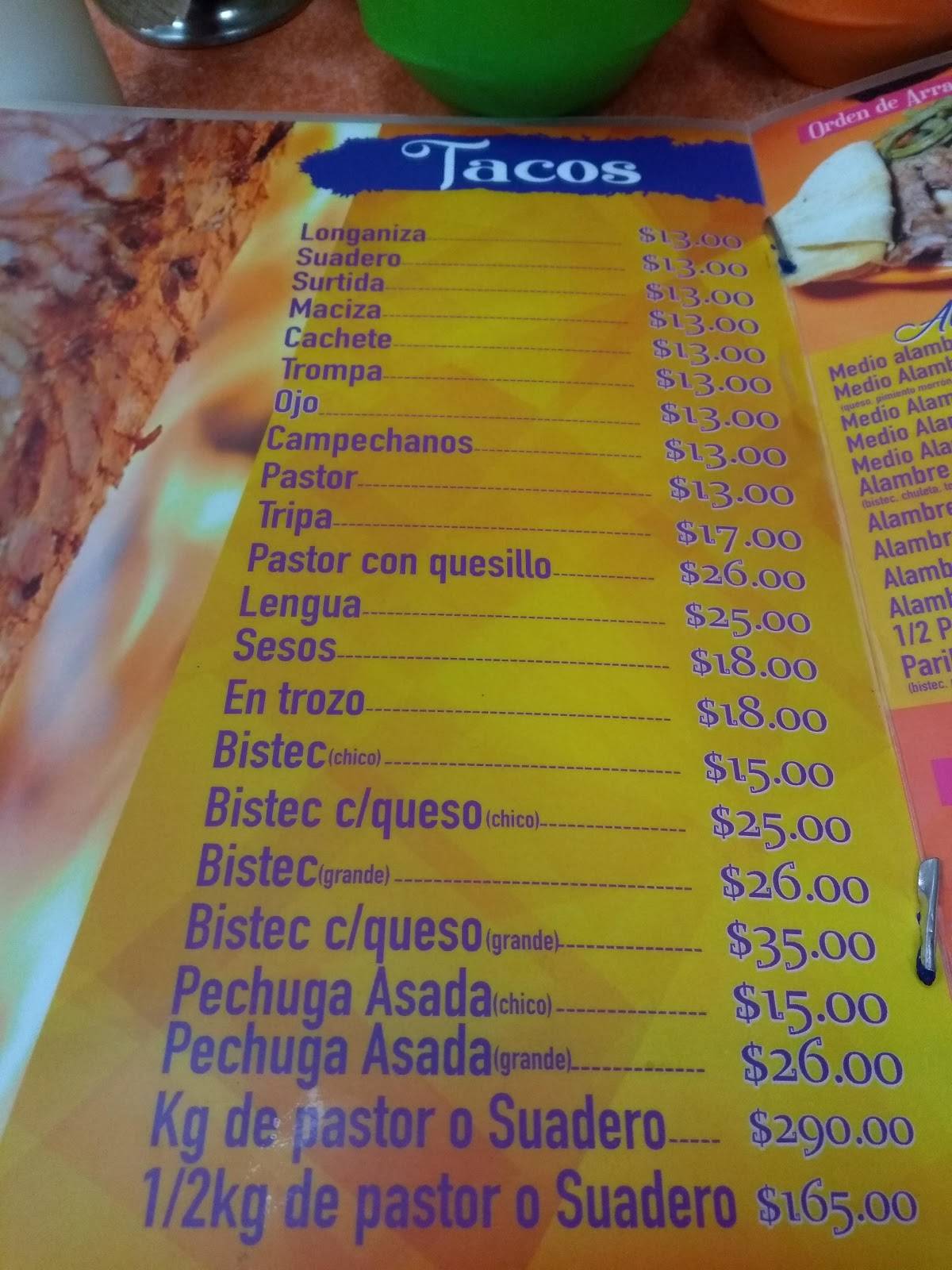 Carta del restaurante Tortas Gigantes Sur 12, Ciudad del México, Sur ...