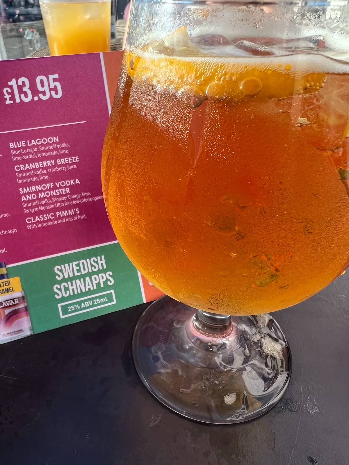 Menu at The Velvet Coaster - JD Wetherspoon pub & bar, Blackpool