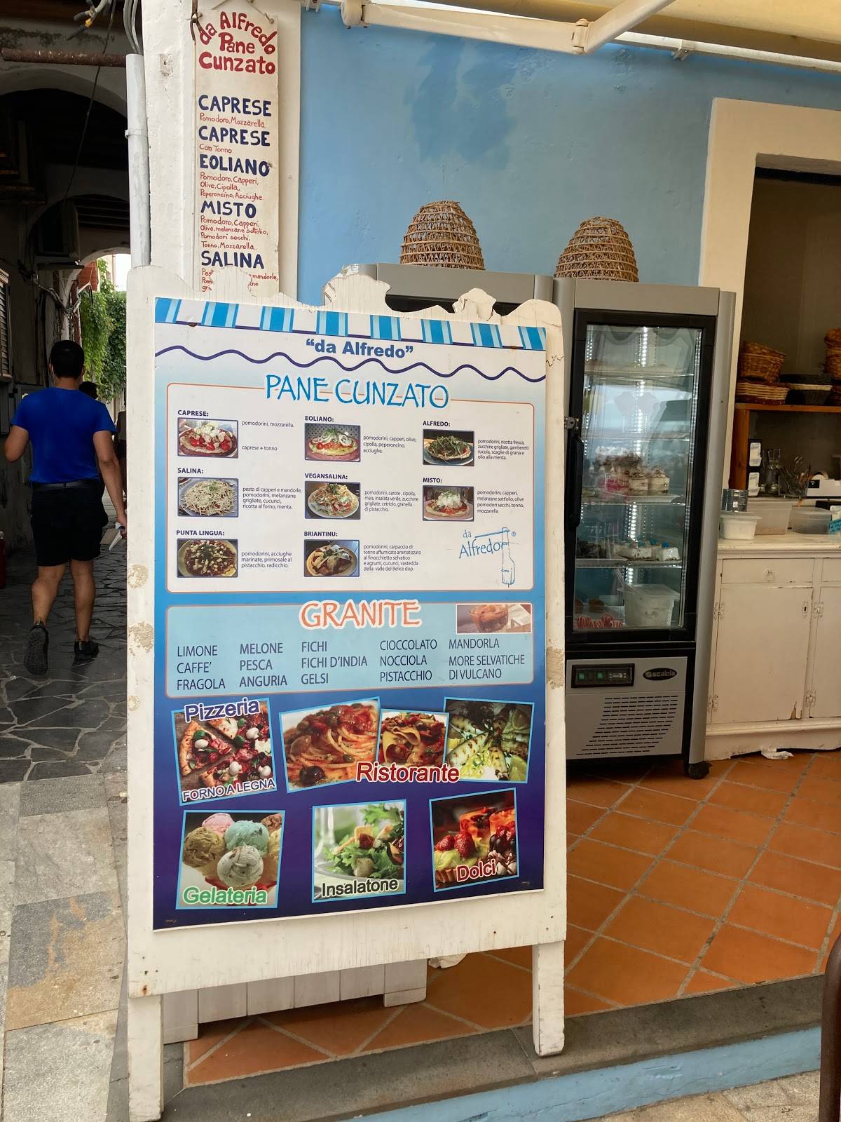 Menu da Da Alfredo pub & bar, Santa Marina Salina