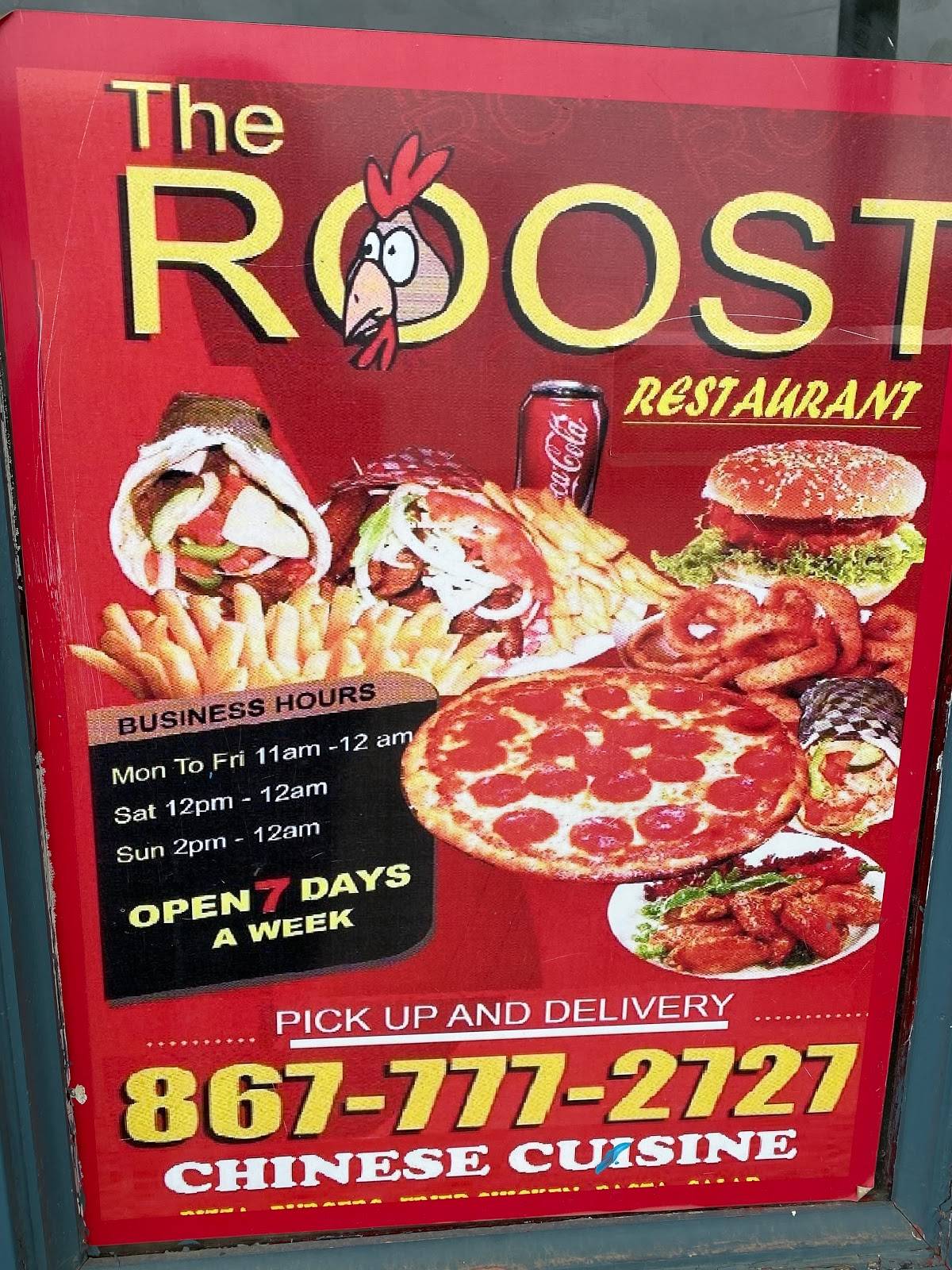 Menu at The Roost Restaurant, Inuvik