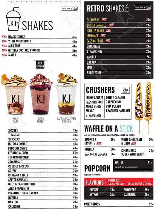 Menu at Kota Joe Roadhouse - Boksburg restaurant, Boksburg, 141 N Rand Rd