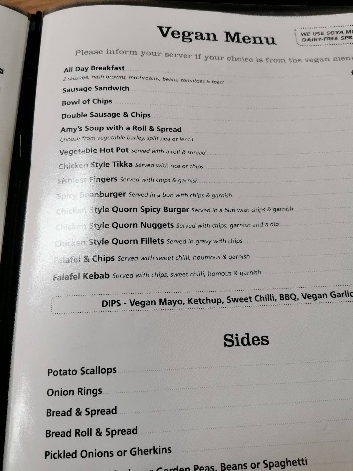 Menu at Barnacles Fish & Chips, Llandudno