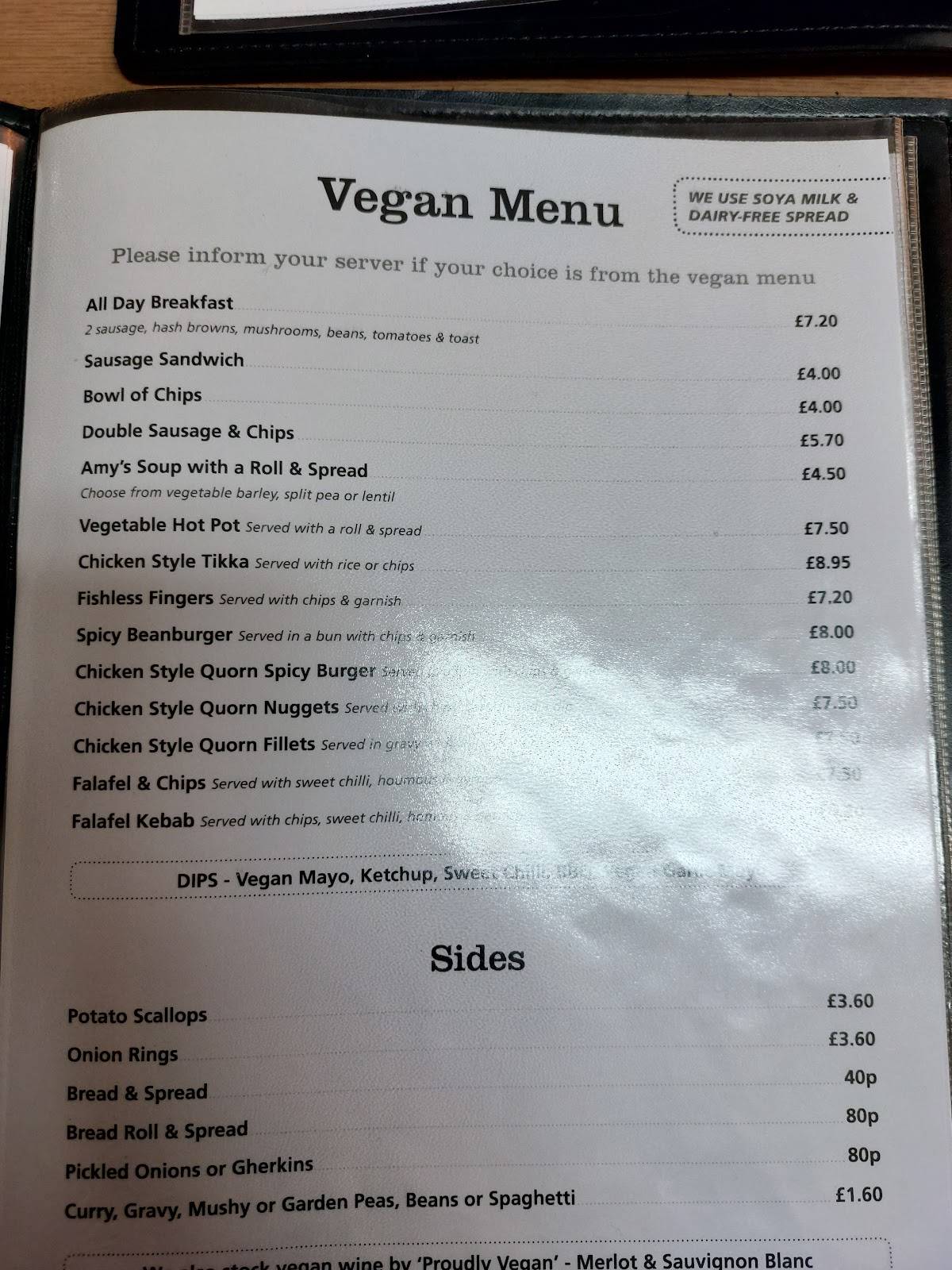 Menu at Barnacles Fish & Chips, Llandudno