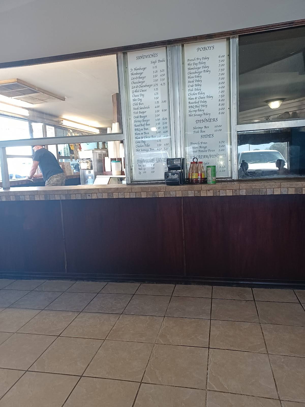 Menu at Frostop restaurant, Picayune