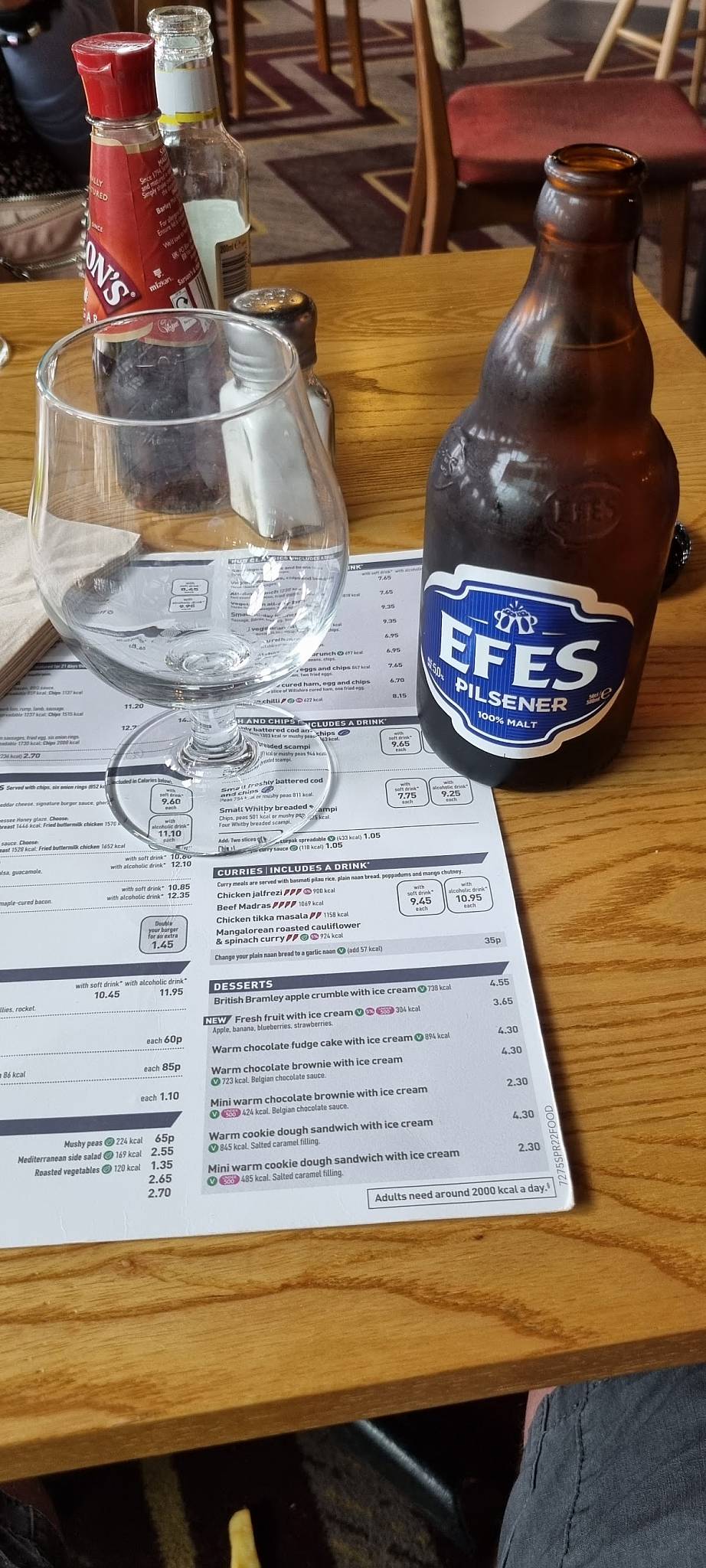 Menu at The Velvet Coaster - JD Wetherspoon pub & bar, Blackpool