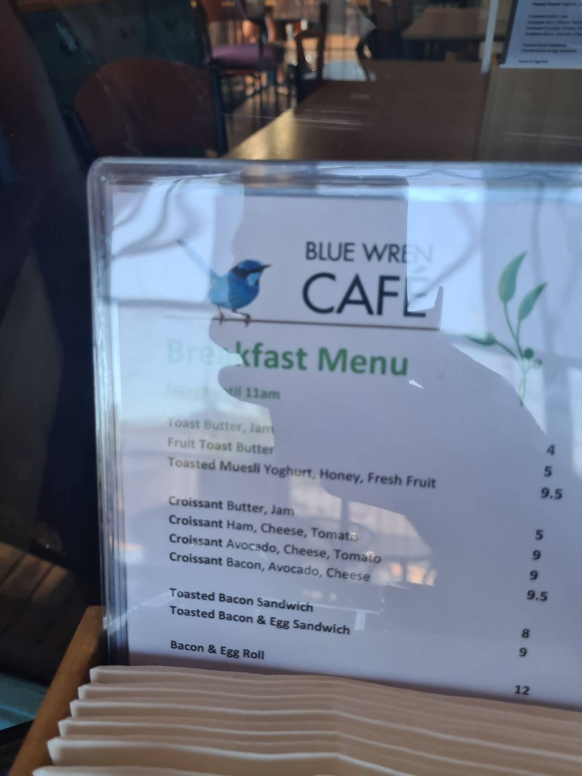 Menu at Blue Wren Cafe Dwellingup, Dwellingup