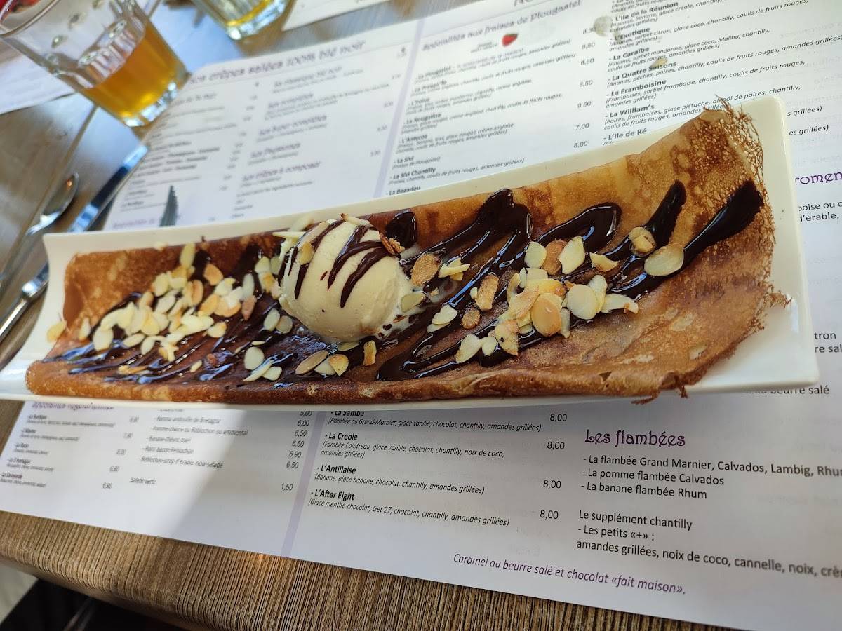 Menu au Crêperie An Ty Coz Pointe de l'Armorique restaurant, Plougastel ...